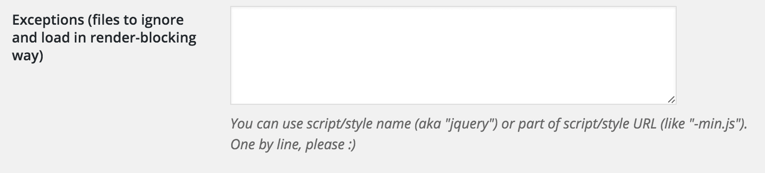 Eliminate Render-blocking JavaScript and CSS in above-the-fold